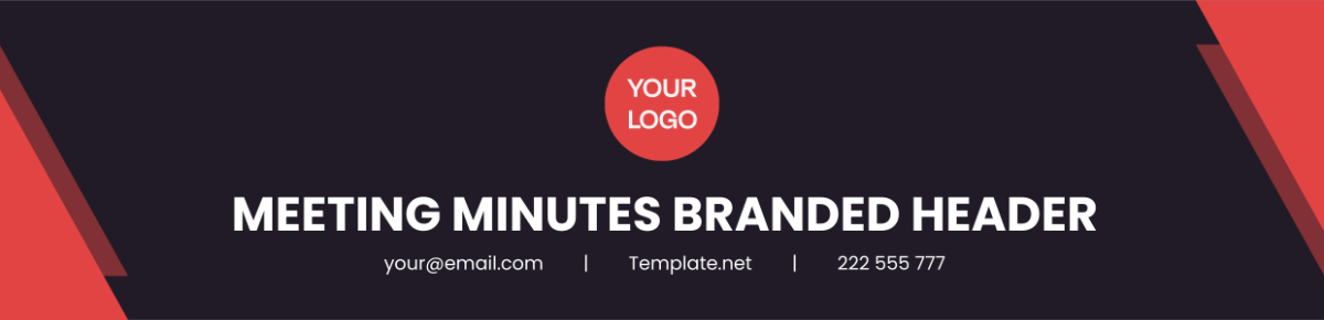 Meeting Minutes Branded Header Template - Edit Online & Download ...