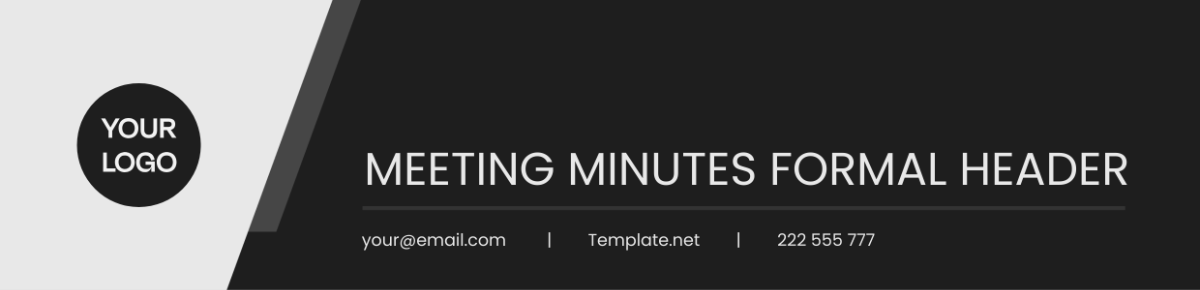 Meeting Minutes Formal Header Template - Edit Online & Download Example ...