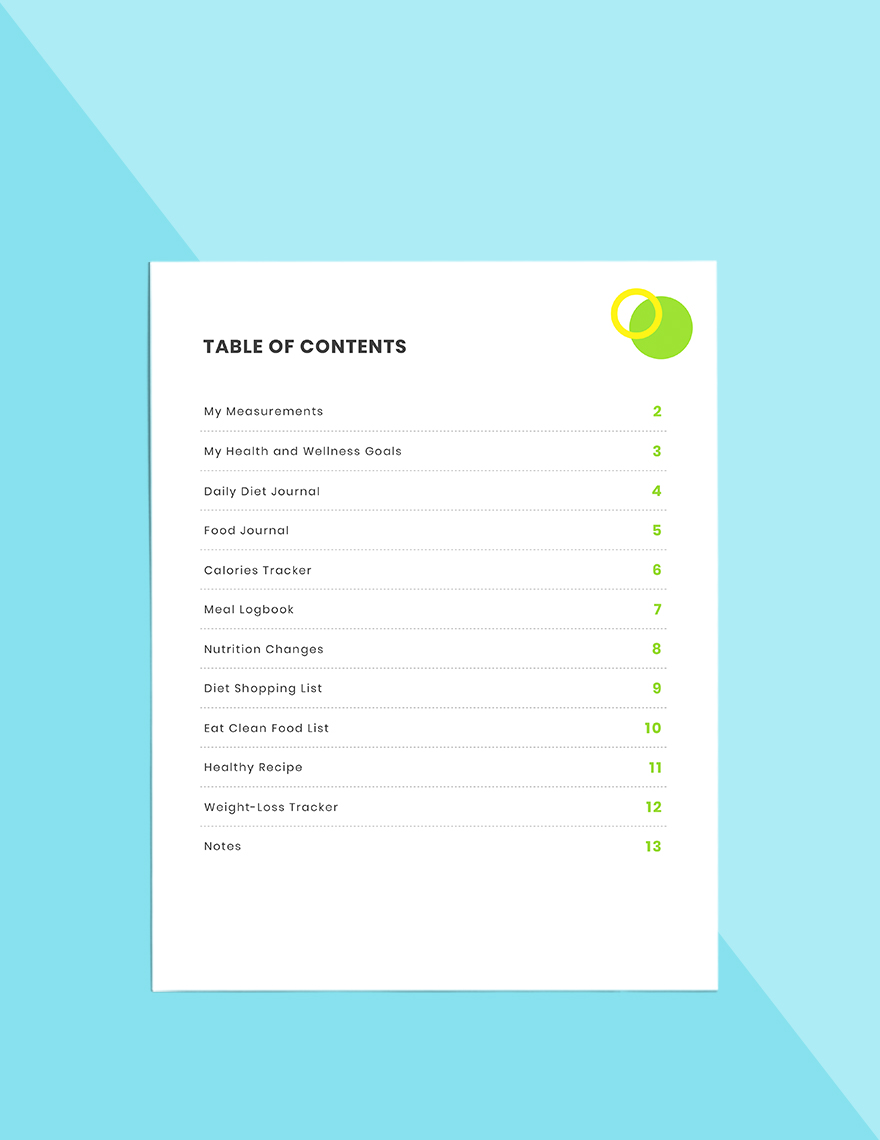Food Diet Planner Template Download In Word Apple Pages Template Food Diet Planner Template Download In Word Apple Pages Template