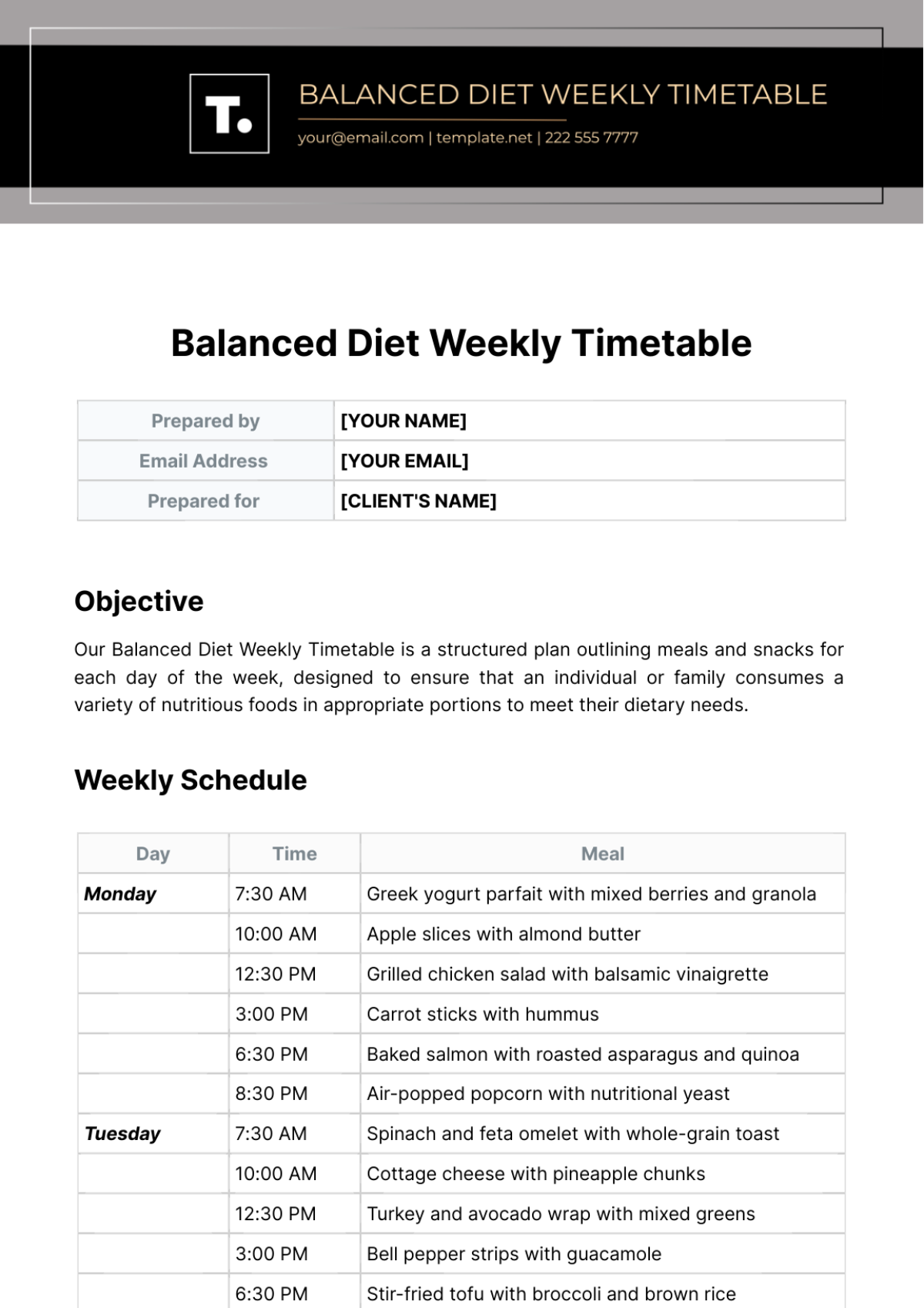 Free Timetable Template To Edit Online Free Timetable Template To Edit Online