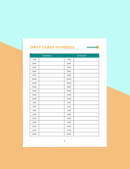 FREE Basic Education Planner Template - Word (DOC) | Apple (MAC) Pages