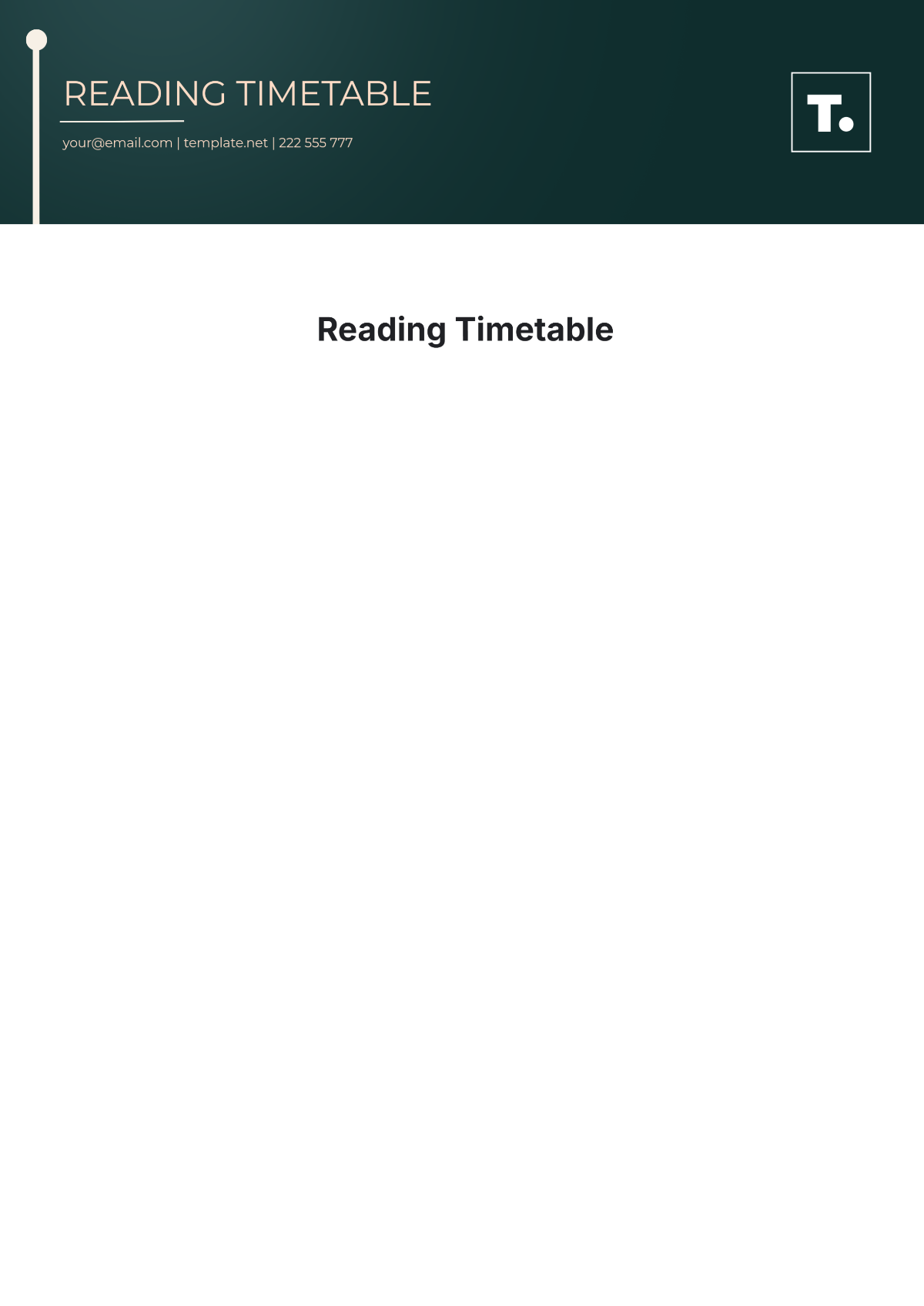 Free AI Timetable Generator Free Timetable Maker Online