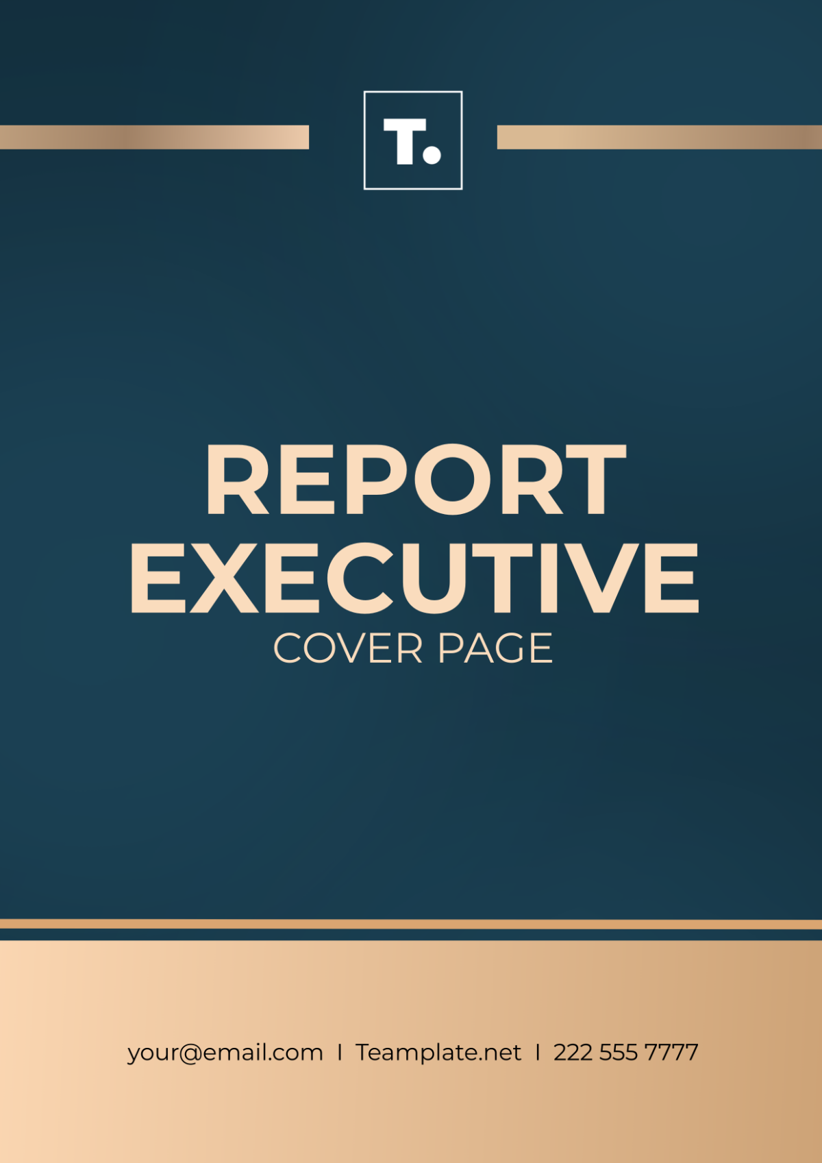 Report Executive Cover Page Template - Edit Online & Download Example ...