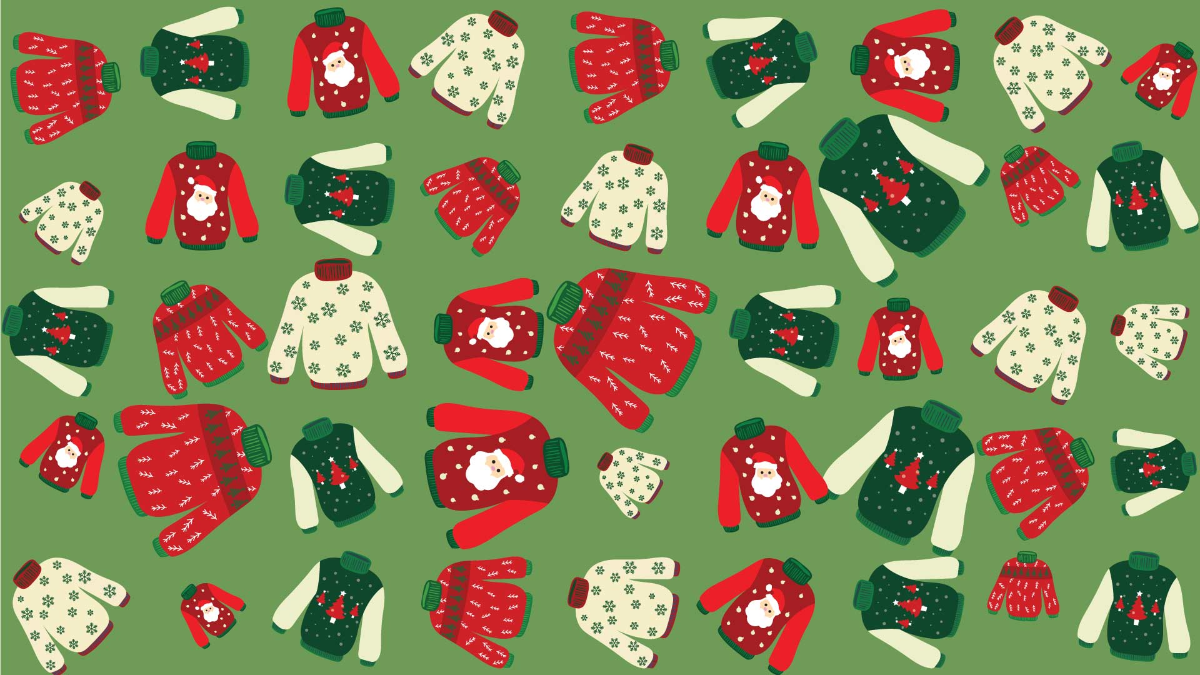 Christmas Sweater Pattern Background - Edit Online & Download Example ...