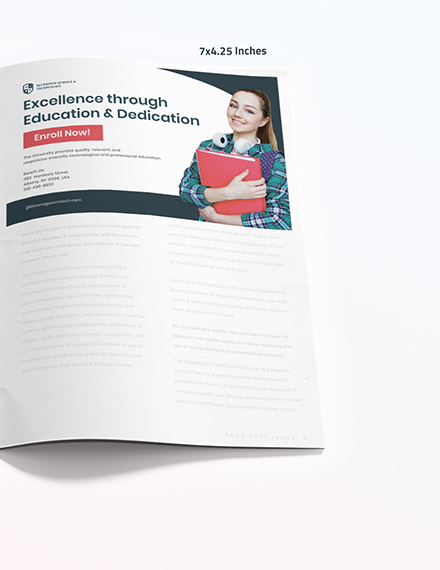 College Magazine Ads Template - InDesign, PSD | Template.net