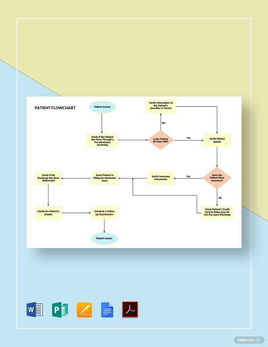 FREE Hospital FlowChart Template Download In Word Google Docs PDF 