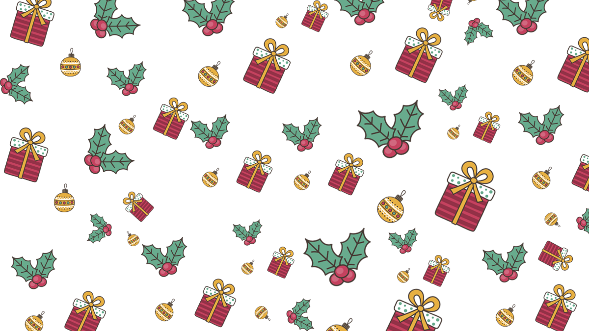 White Christmas Pattern - Edit Online & Download Example | Template.net