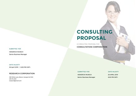 Consulting Proposal Template in Adobe Photoshop, InDesign Microsoft ...