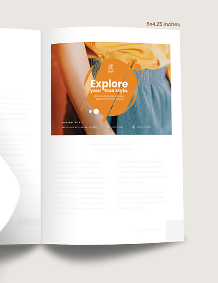 Fashion Designer Magazine Ads Template - InDesign, PSD | Template.net