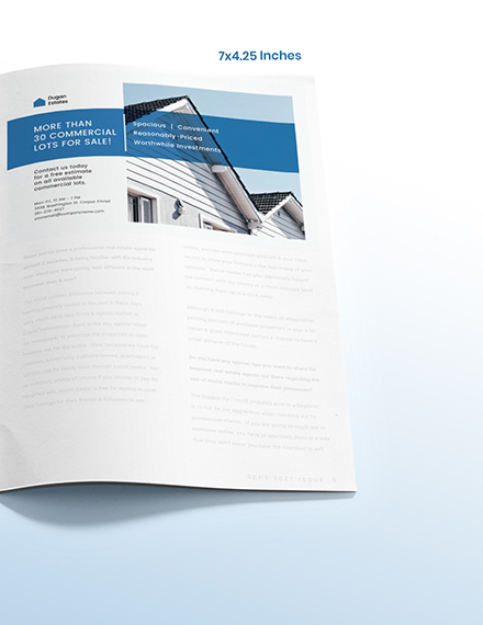 Commercial Real Estate Magazine Ads Template - PSD | InDesign