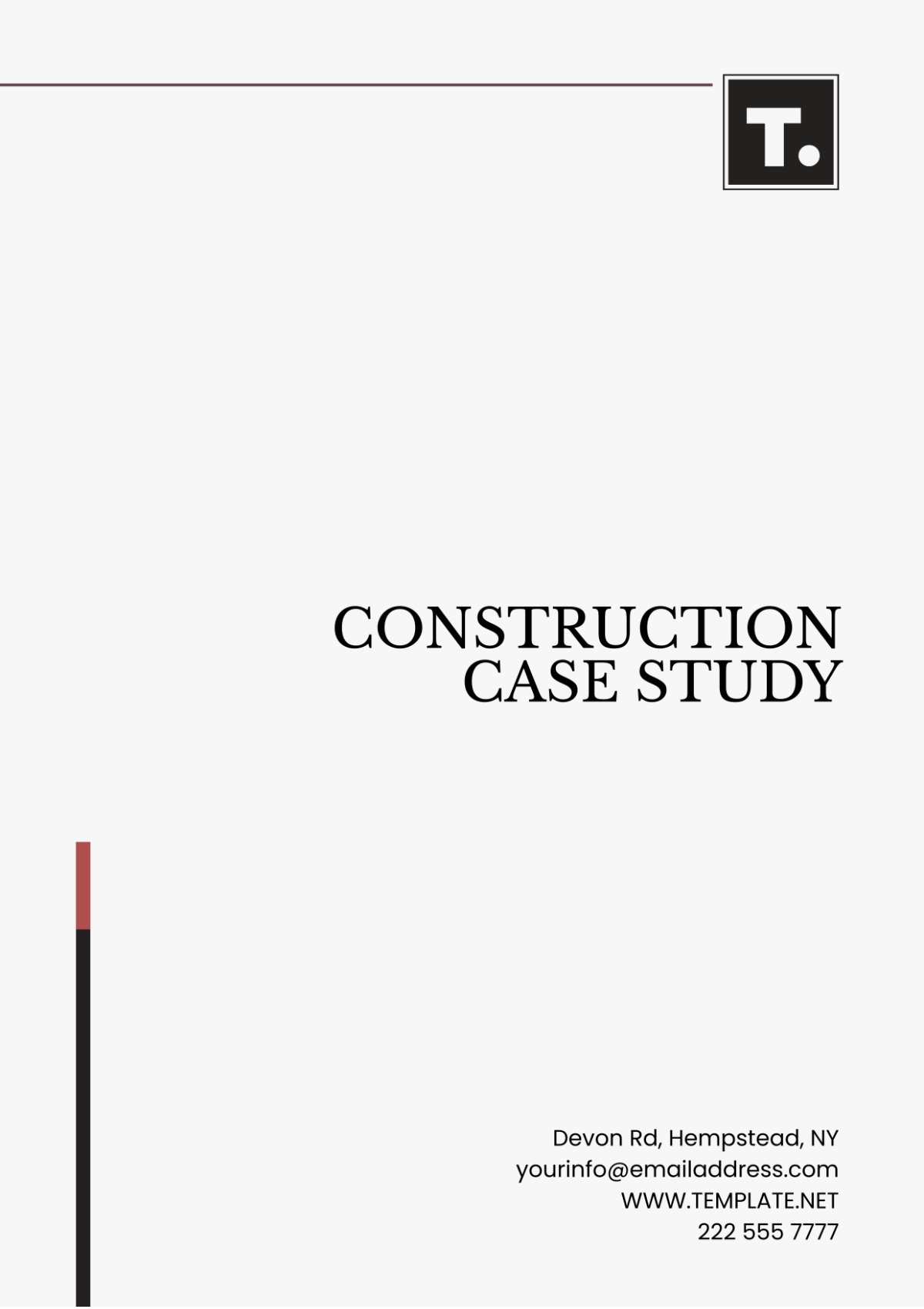 Free Case Study Professional Cover Page Template To Edit Online Free Case Study Professional Cover Page Template To Edit Online