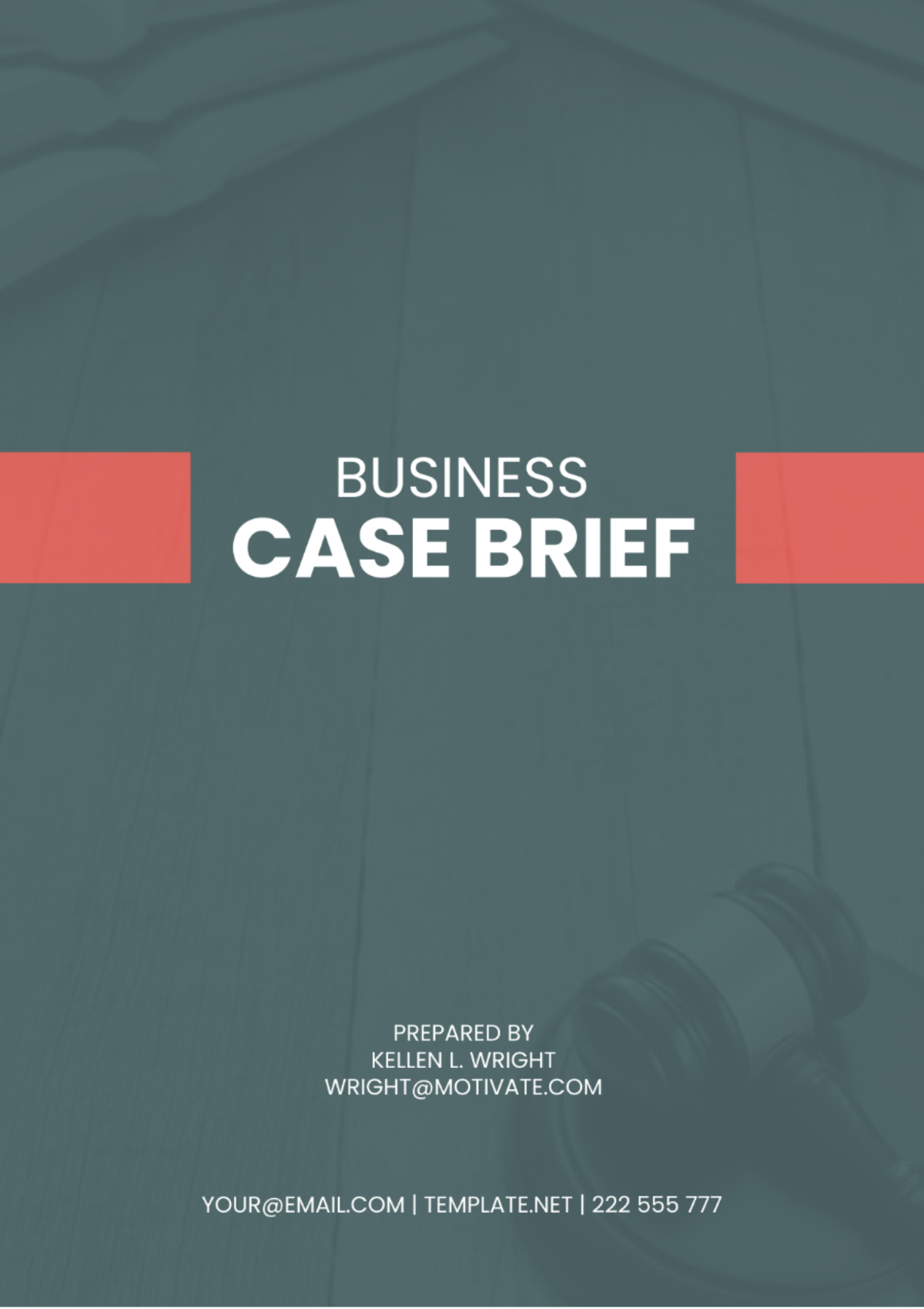 Business Case Brief Template - Edit Online & Download Example ...
