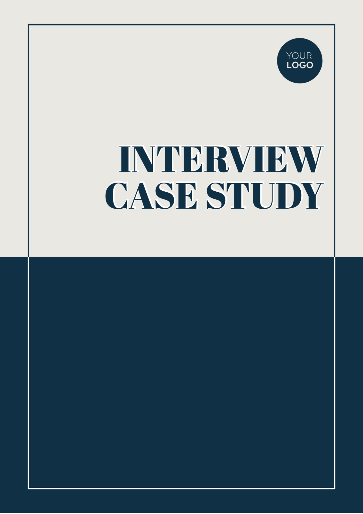 Free Interview Case Study Template To Edit Online