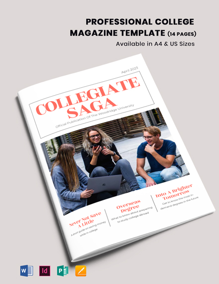 Free Professional Sales Magazine Template - InDesign, Word, PDF ...