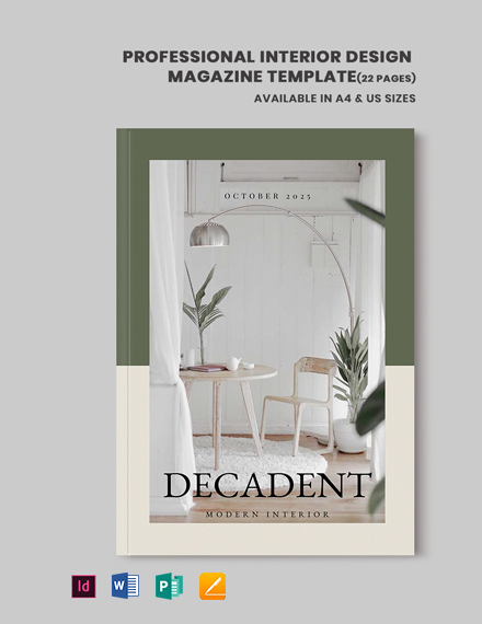 Free Professional Sales Magazine Template - InDesign, Word, PDF ...