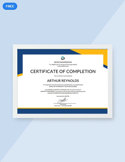 Computer Course Certificate Template - Edit Online & Download Example ...