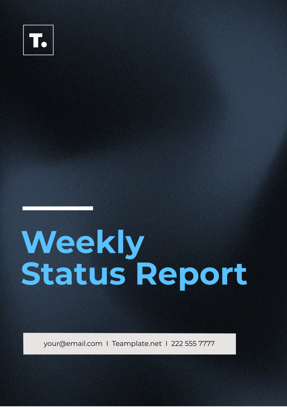Weekly Status Report Template - Edit Online & Download Example ...