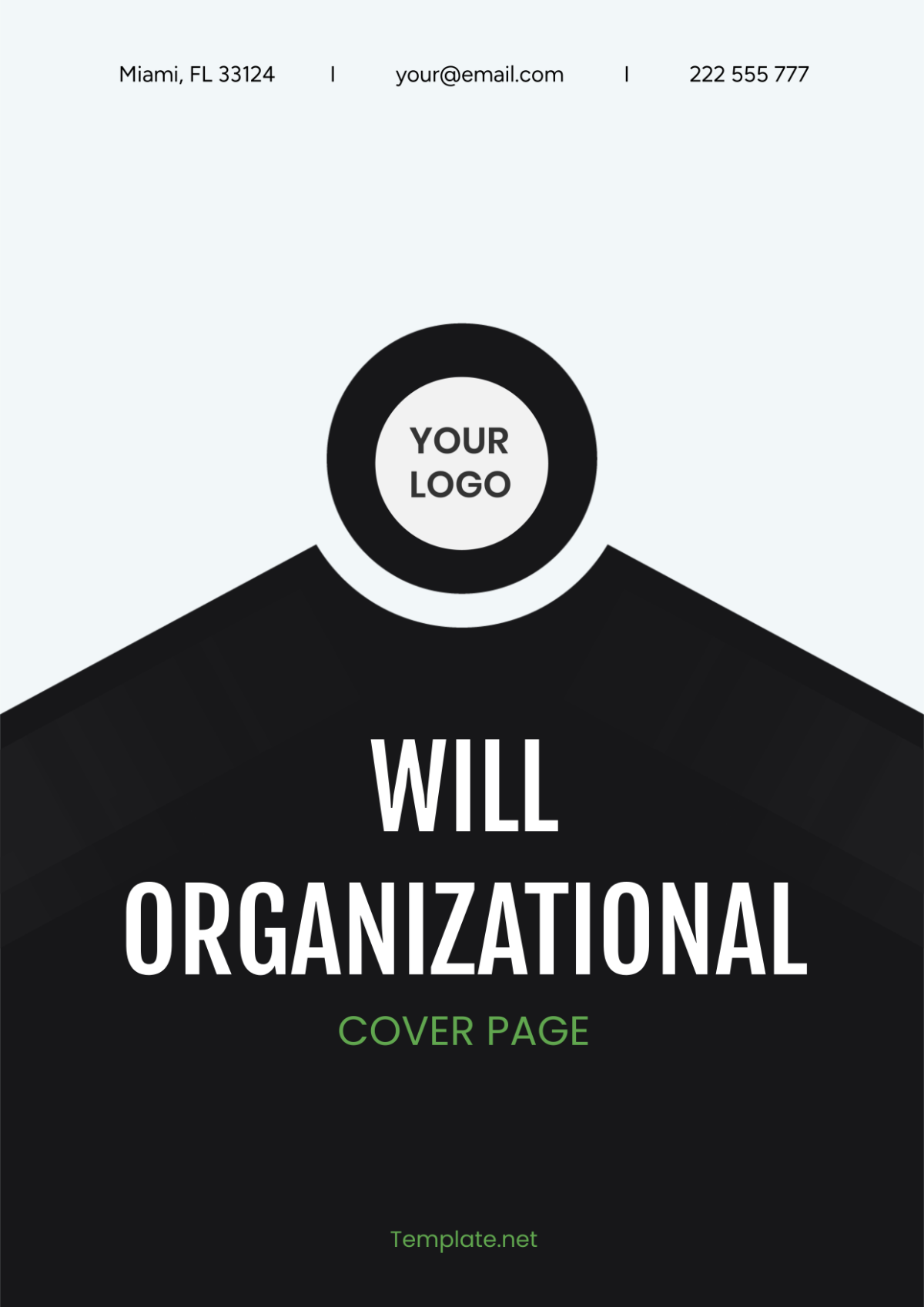 Will Organizational Cover Page Template - Edit Online & Download ...