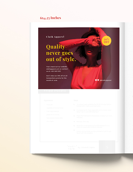 Commercial Fashion Magazine Ads Template - InDesign, PSD | Template.net