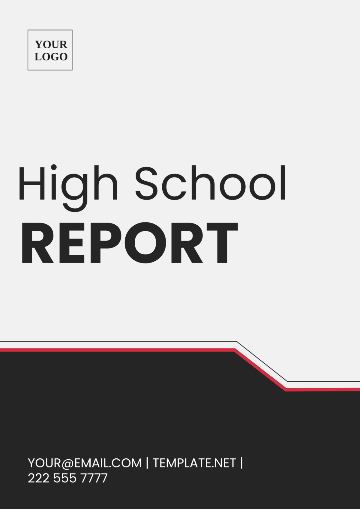 High School Report Template - Edit Online & Download Example | Template.net High School Report Template - Edit Online & Download Example | Template.net