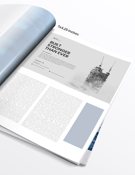 Construction Magazine Ads Template - InDesign, PSD | Template.net