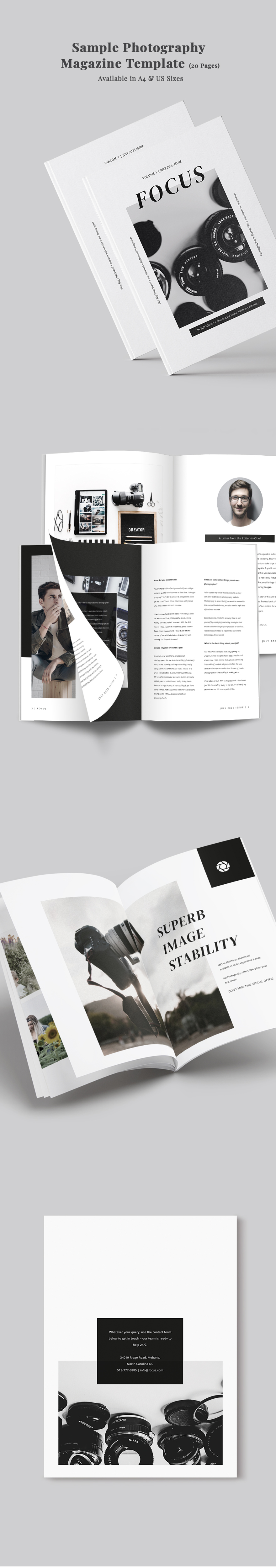 Sample Real Estate Magazine Template - InDesign, Word, Apple Pages ...