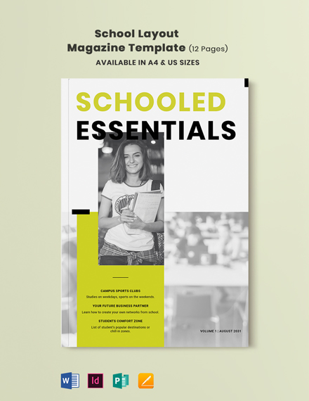 Free Course Catalog Layout Template - InDesign, Word | Template.net