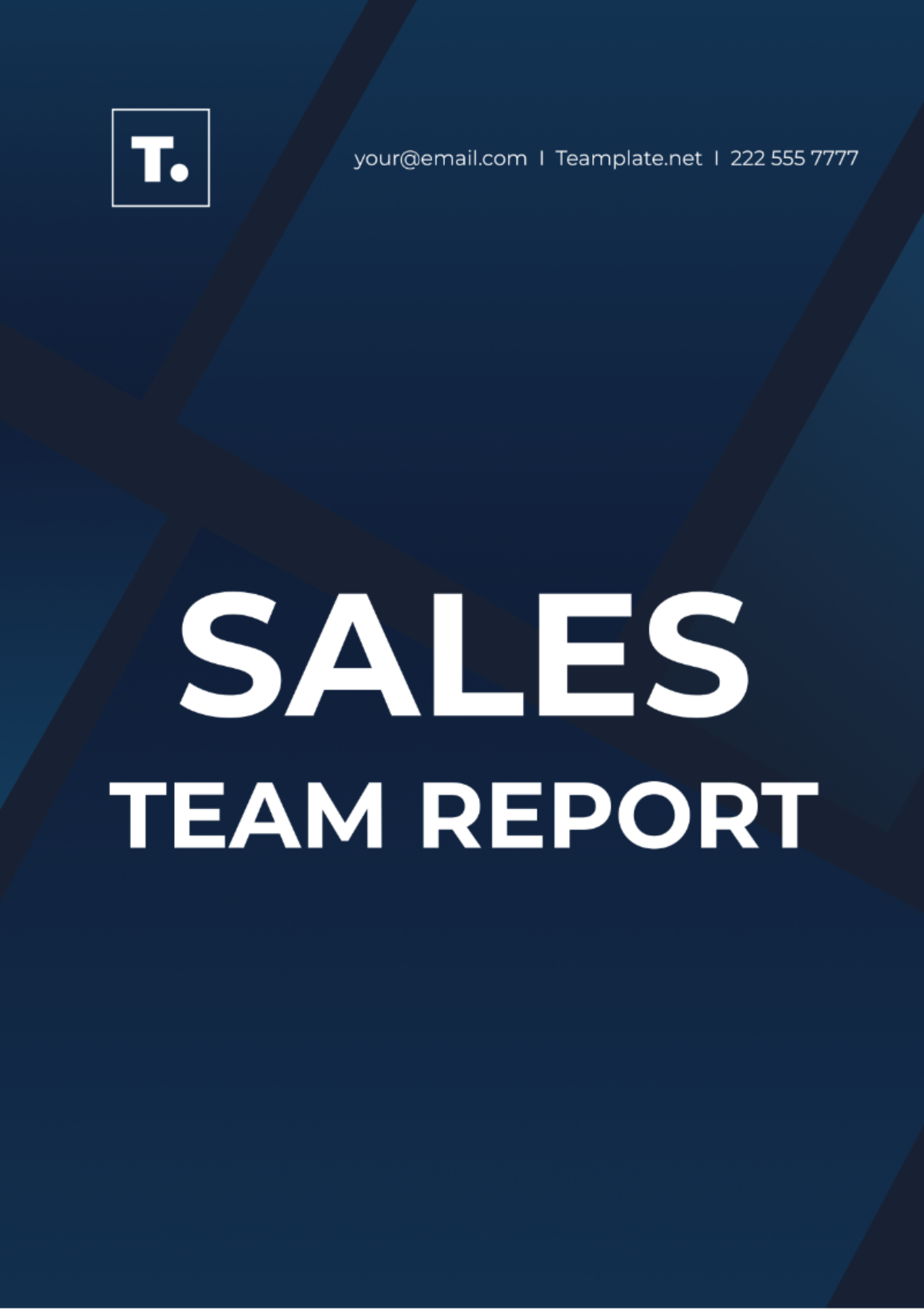 Sales Team Report Template - Edit Online & Download Example | Template.net