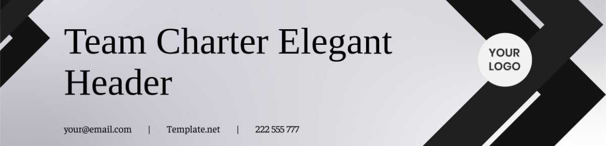 Team Charter Elegant Header Template - Edit Online & Download Example ...