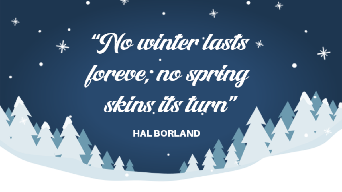 Winter Quotes Background - Edit Online & Download Example | Template.net