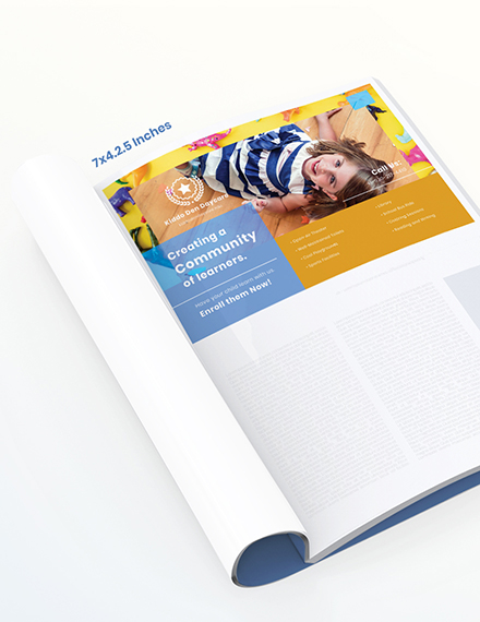 Kid Magazine Ads Template - InDesign, PSD | Template.net