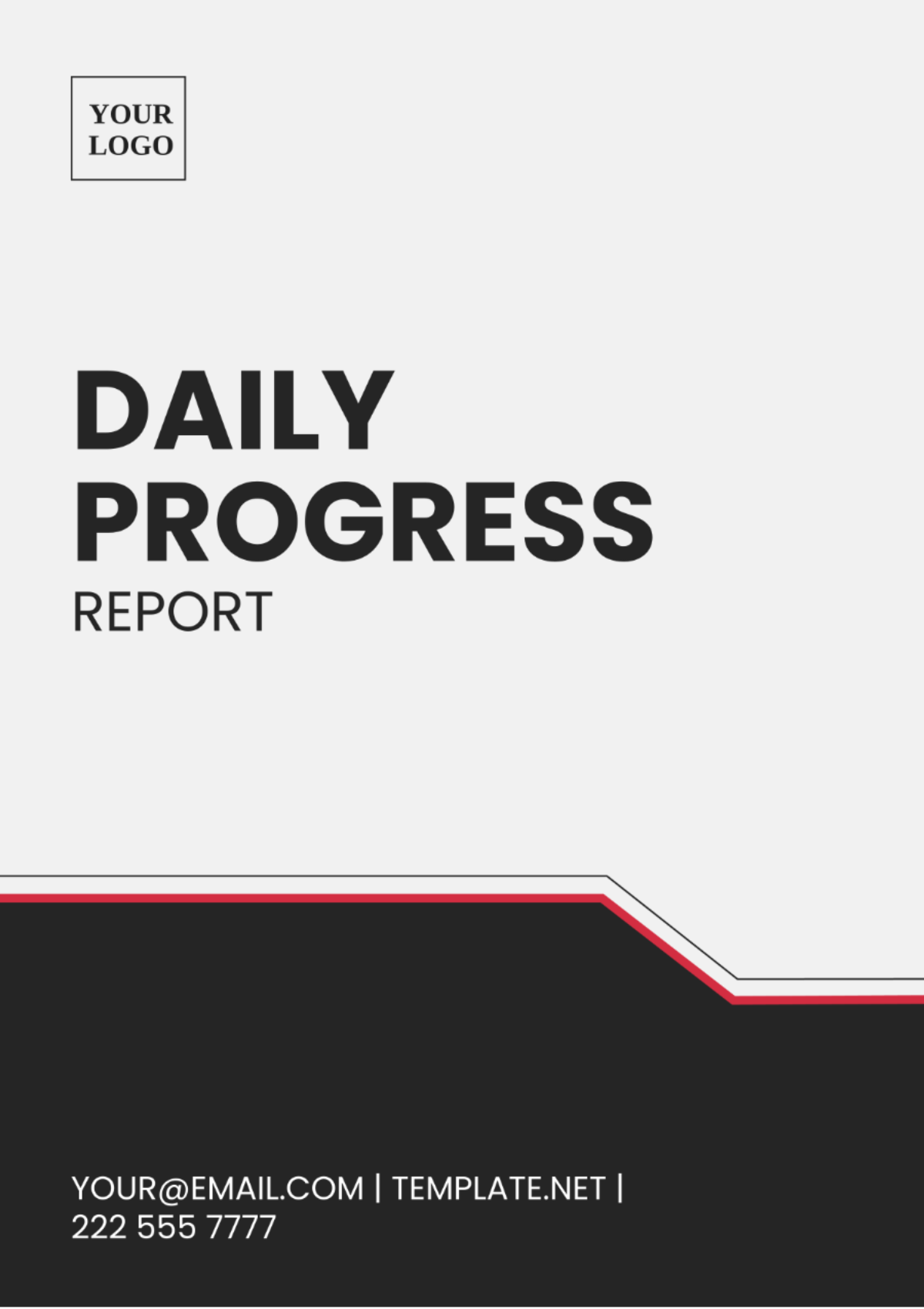 Daily Progress Report Template - Edit Online & Download Example ...