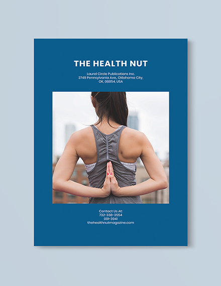 Modern Health Magazine Template - InDesign, Word, Apple Pages ...