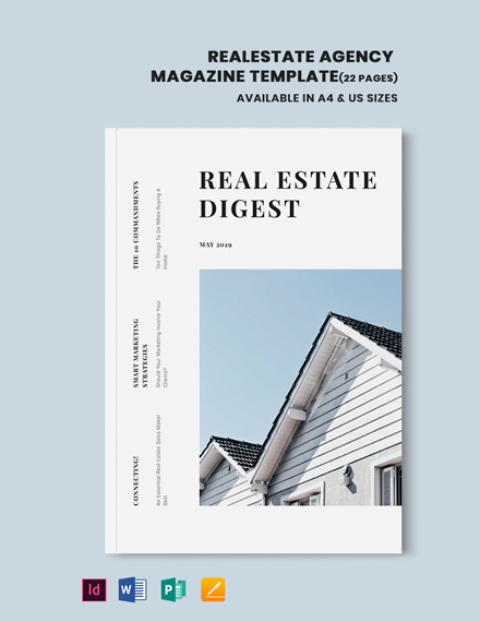 Luxury Real Estate Magazine Template