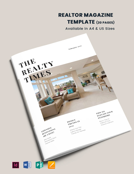 Realtor Magazine Template