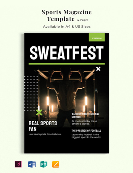 Sample Sports Magazine Template