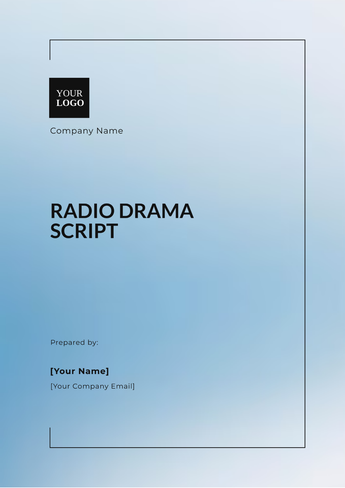 Free Radio Drama Script Template To Edit Online