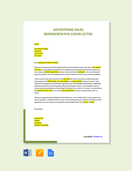 Advertising Proposal Letter Template - Google Docs, Word | Template.net