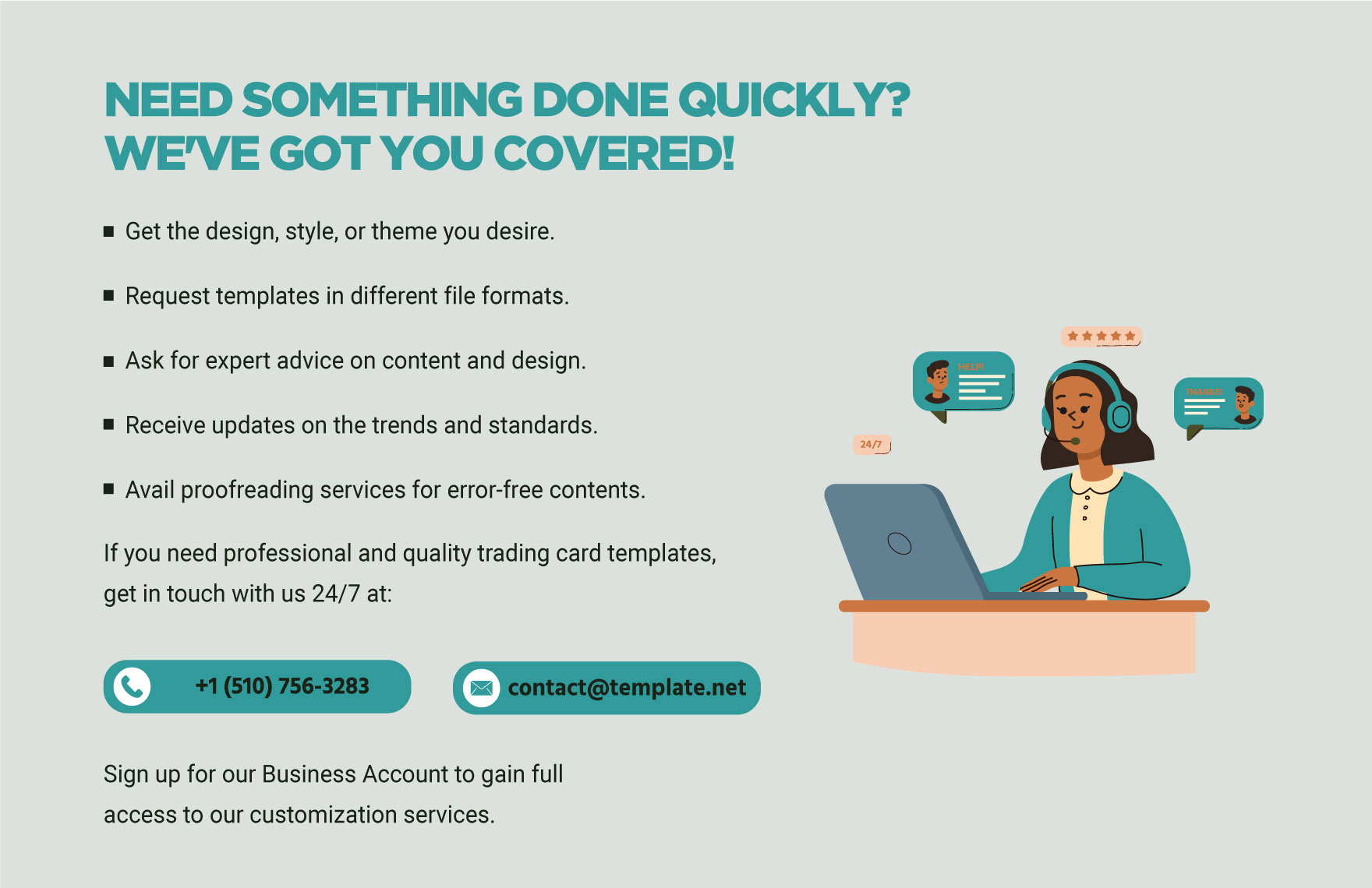 Free Printable Trading Card Template - Download in Word, Illustrator ...