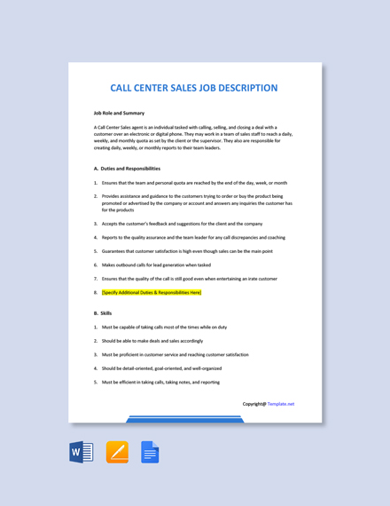FREE Call Center Agent Cover Letter - Word | Google Docs | Apple (MAC ...
