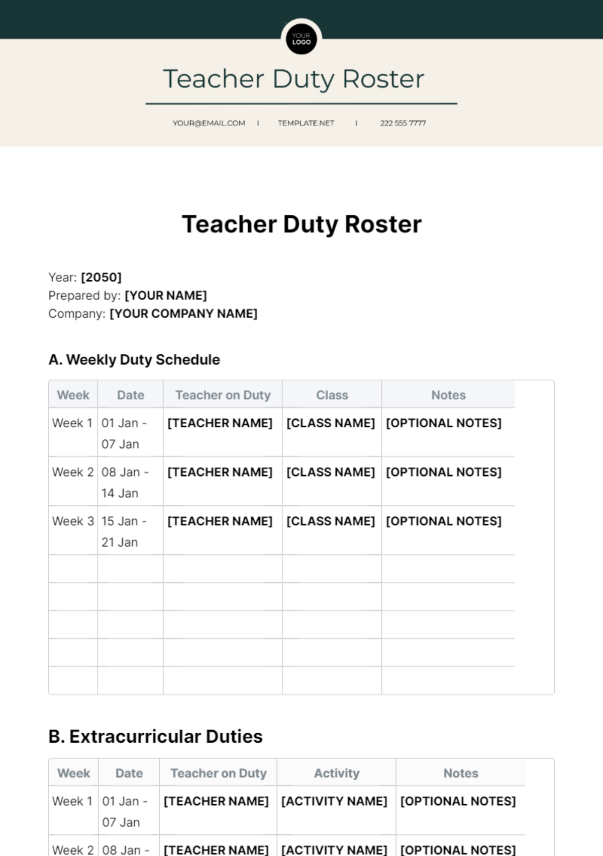 Page 7 Free Templates & Examples - Edit Online & Download