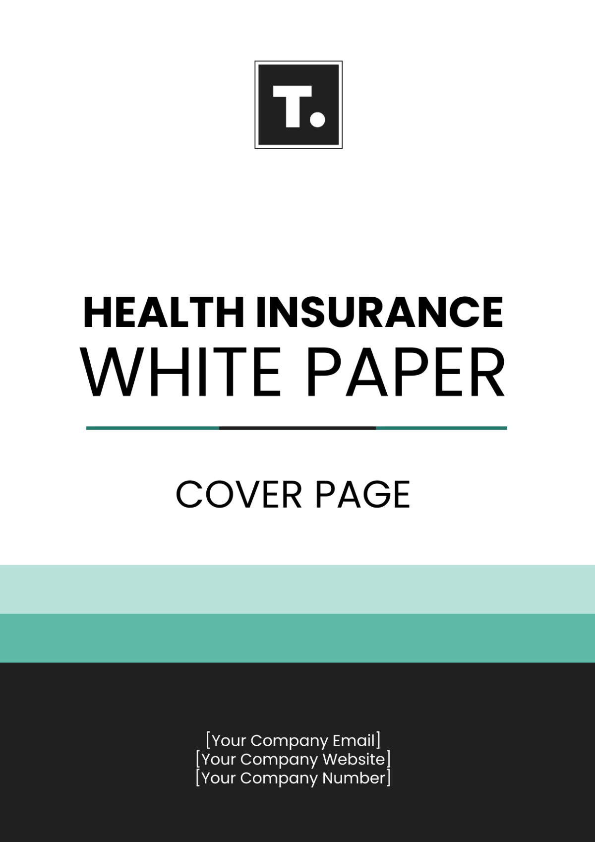 Health Insurance White Paper Cover Page Templates - Edit Online ...