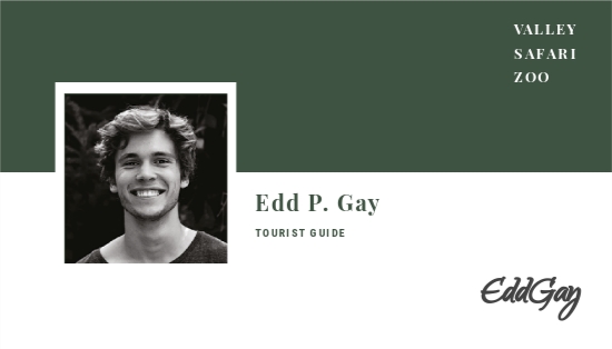 Free Simple Zoo ID Card Template