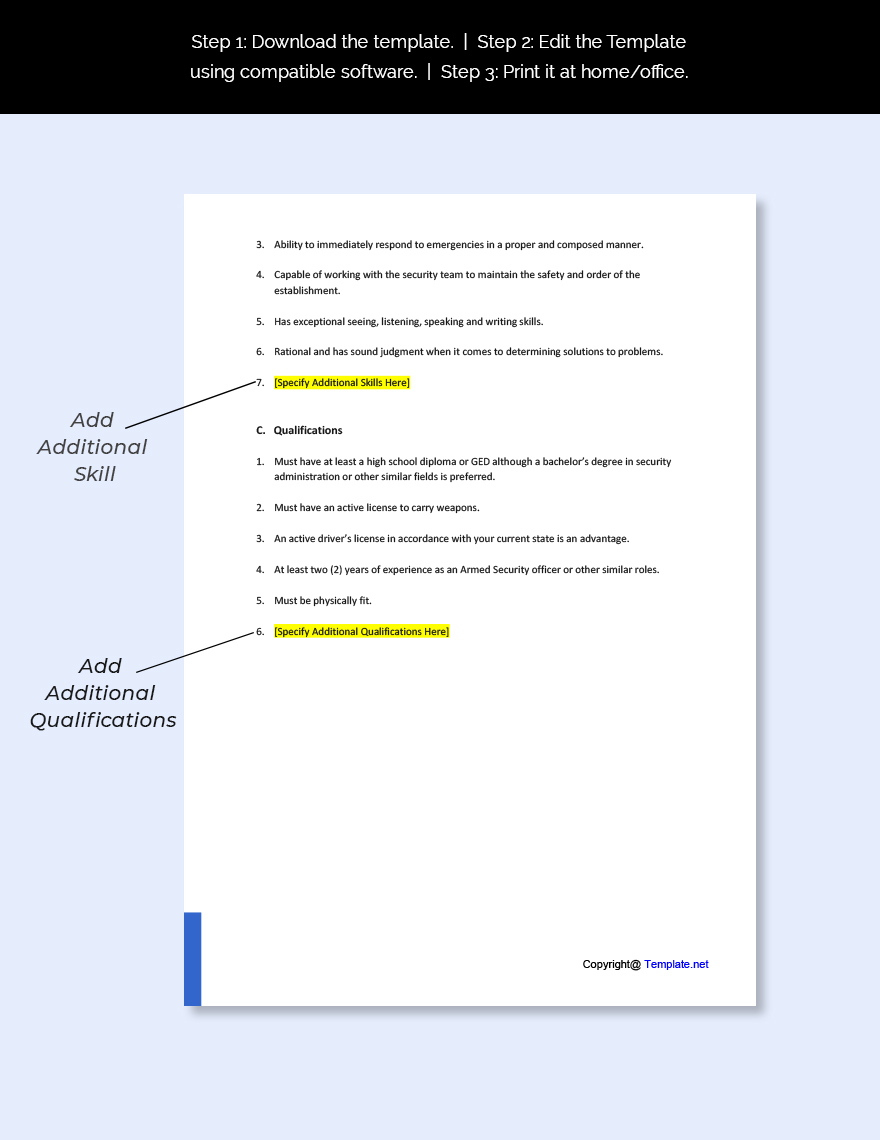 Armed Security Job Description Template Google Docs Word Apple armed-security-job-description-template-google-docs-word-apple