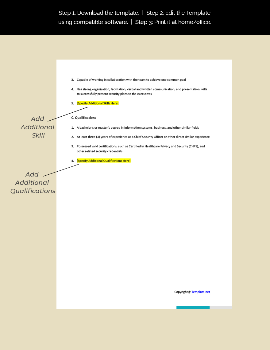 Chief Security Officer Job Ad Description Template Download In Word chief-security-officer-job-ad-description-template-download-in-word