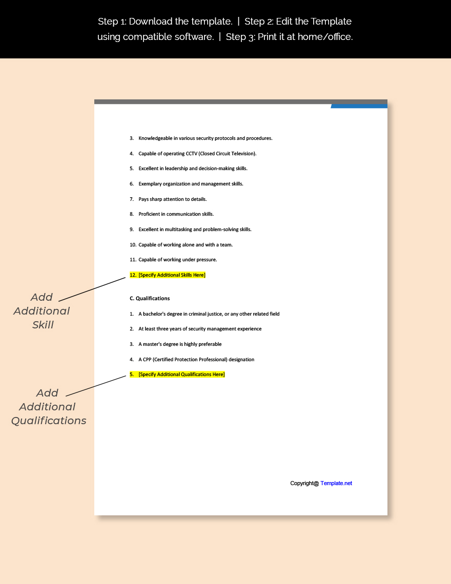 Security Supervisor Job Ad Description Template Download In Word security-supervisor-job-ad-description-template-download-in-word