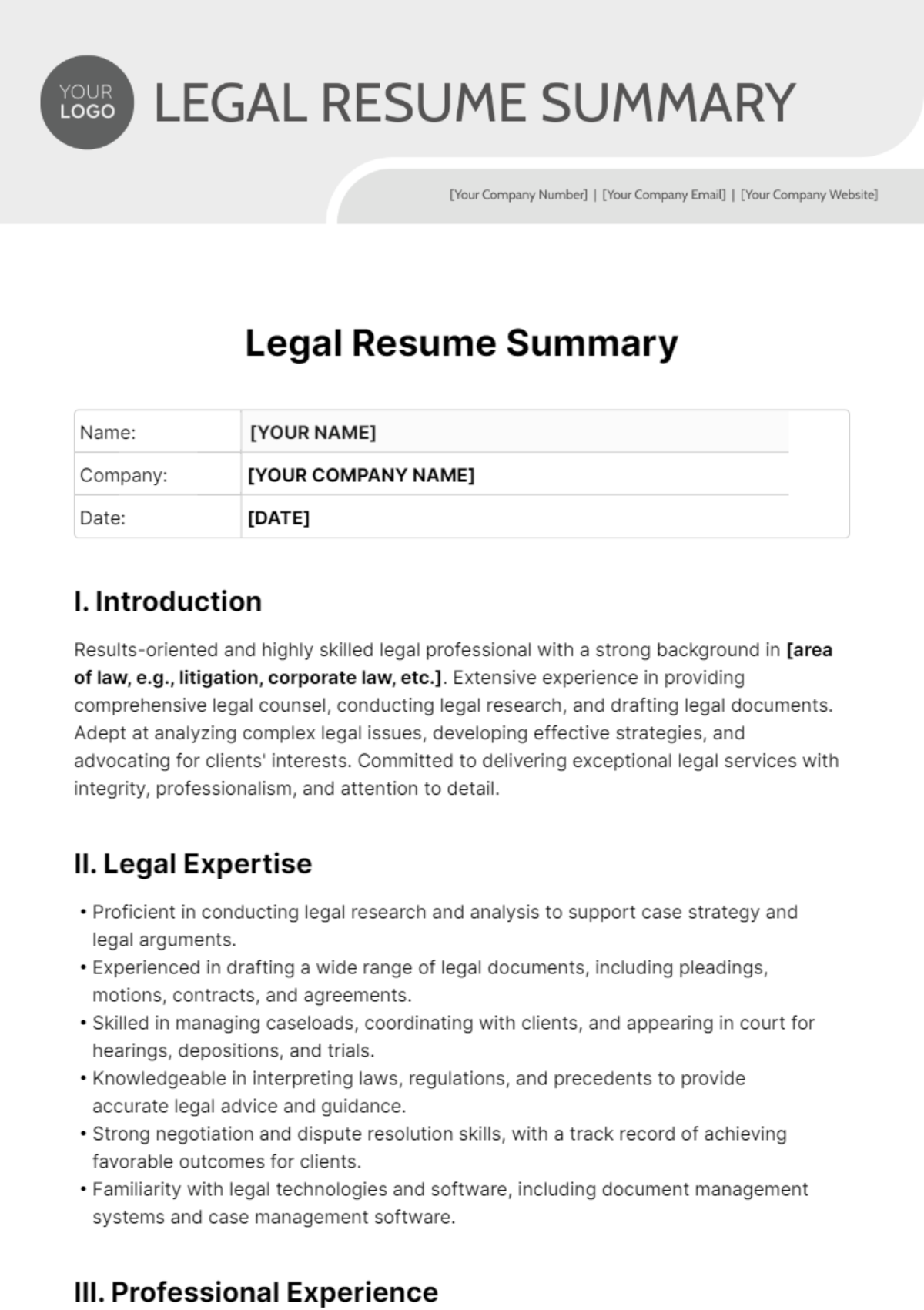 Free Lawyer Resume Templates To Edit Online And Download Free Lawyer Resume Templates To Edit Online And Download