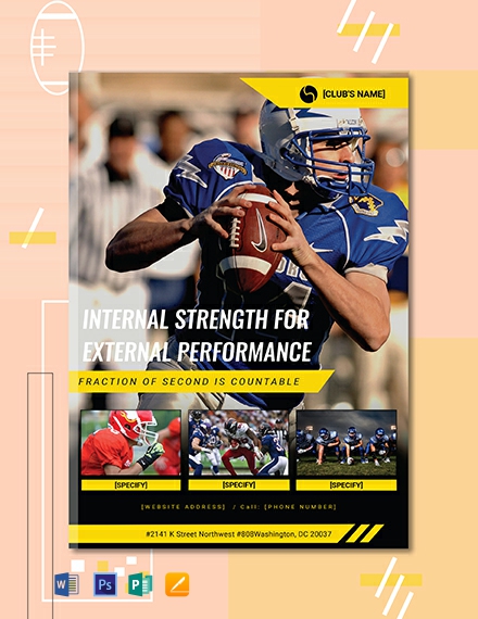 Free Sports eBook Cover Page Template