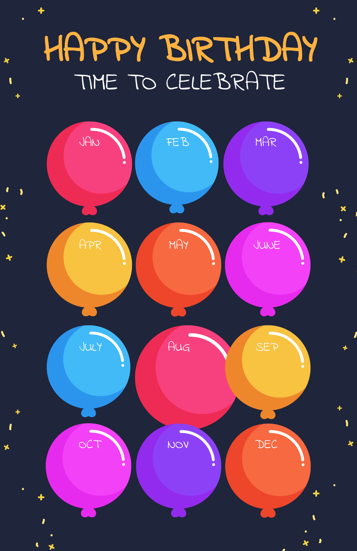 Free Birthday Poster Template To Edit Online Free Birthday Poster Template To Edit Online