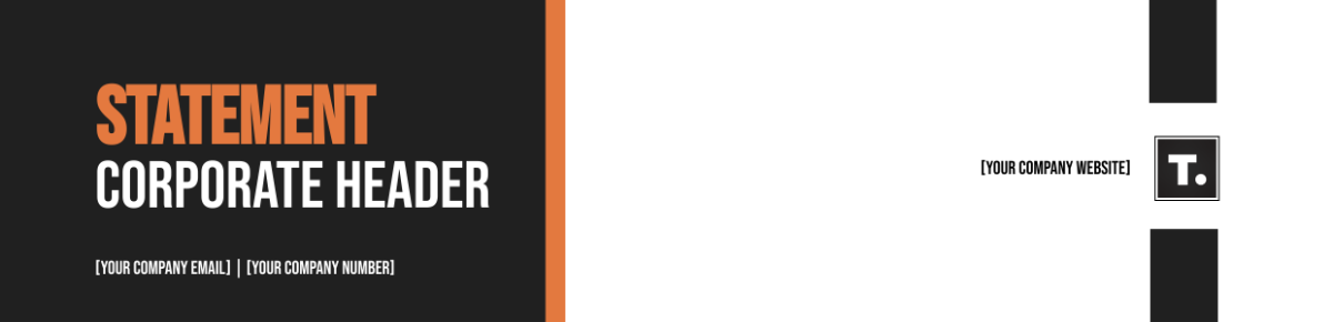 Statement Corporate Header Templates - Edit Online & Download Example ...